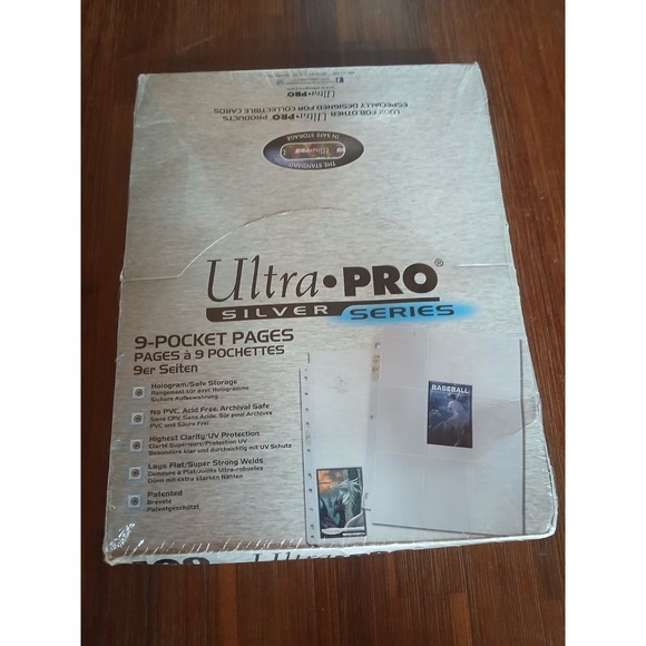 Ultra Pro | Toys | 0 Ultra Pro Silver Series 9pocket Card Pages Sheets ...